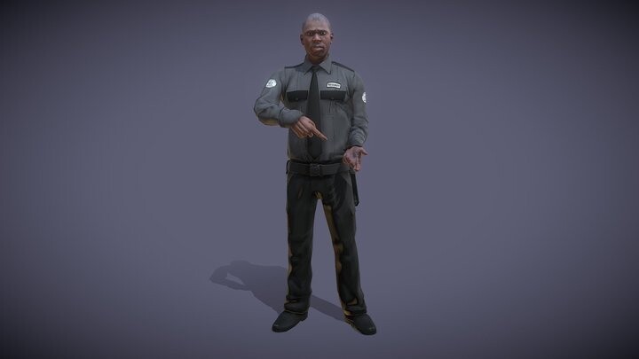 ArtStation - Security Guard 3