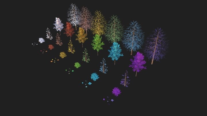 ArtStation - Vegetation Stylized Handpainted Pack