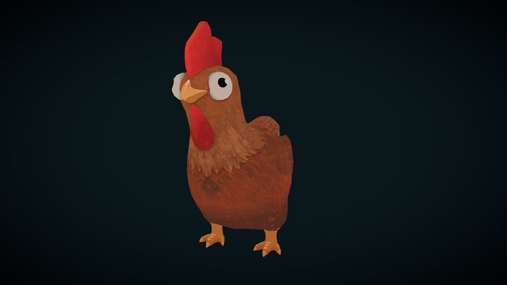 ArtStation - Stylised Chicken