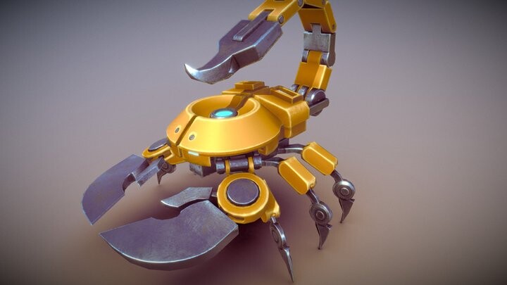 ArtStation - Scorpion Bot Concept