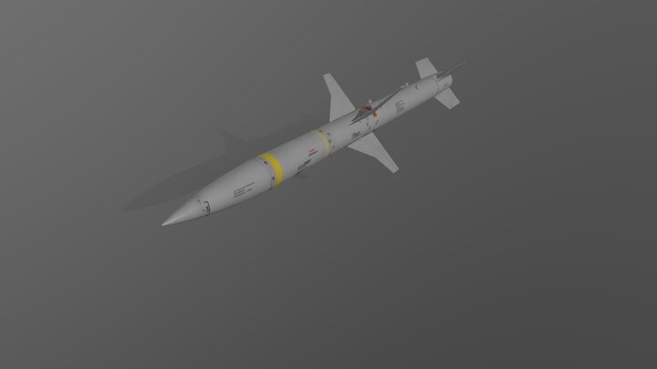 ArtStation - Low Poly AGM-88