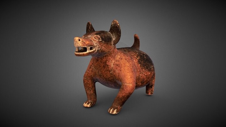 ArtStation - Xolo (dog effigy) | NCMA Explore