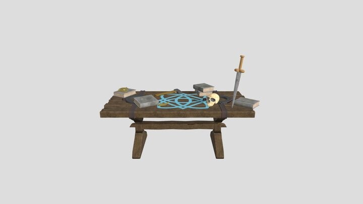 ArtStation - Wizard's Table Project.