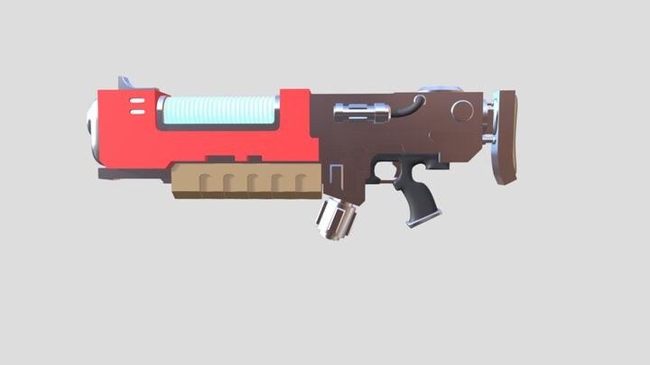 ArtStation - Warhammer 40k Plasma Rifle