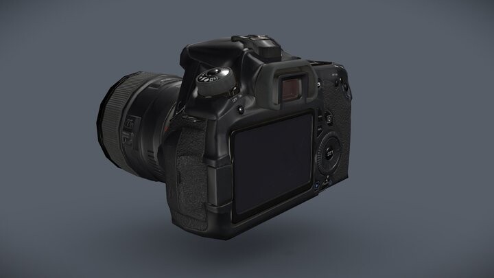 ArtStation - Canon Camera with Lens