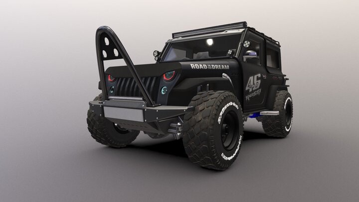 ArtStation - THAR 4X4 (2015 MODFIED)