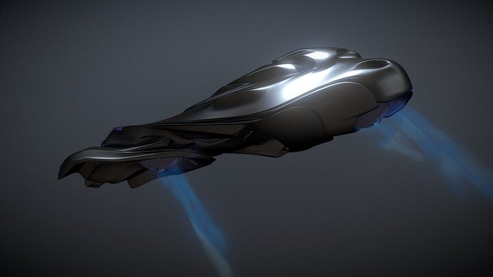 ArtStation - Sci-Fi Flyer Ciko 6