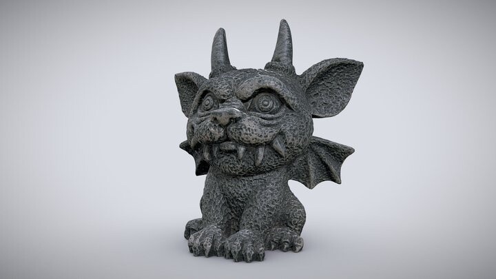 ArtStation - 3D Scan of Miniature Gargoyle