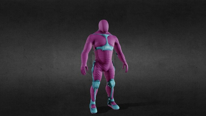 ArtStation - Cyber Drone Combat Suit