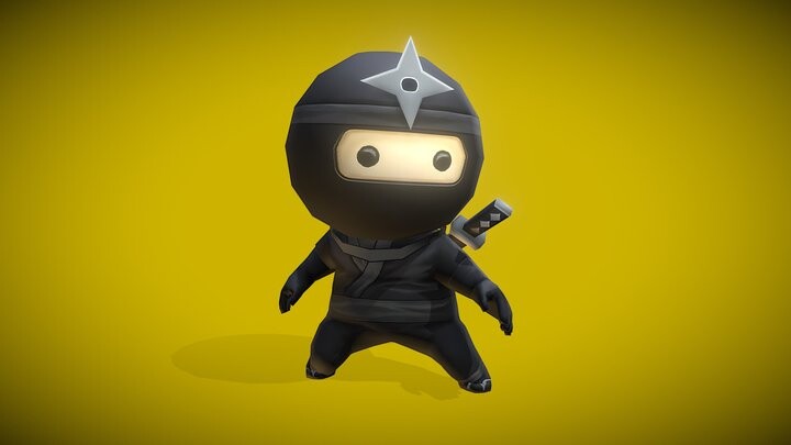 ArtStation - Little Cute Ninja 3D.
