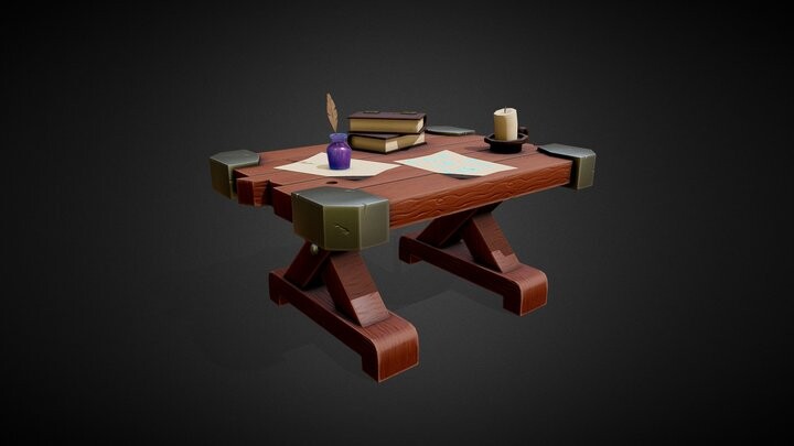 ArtStation - Stylized Table