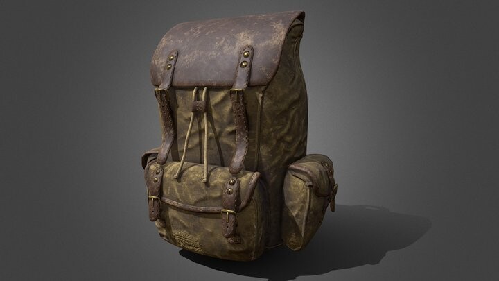ArtStation - Old Backpack GR