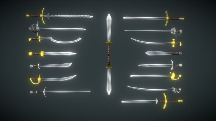 ArtStation - Simple Swords weapons pack