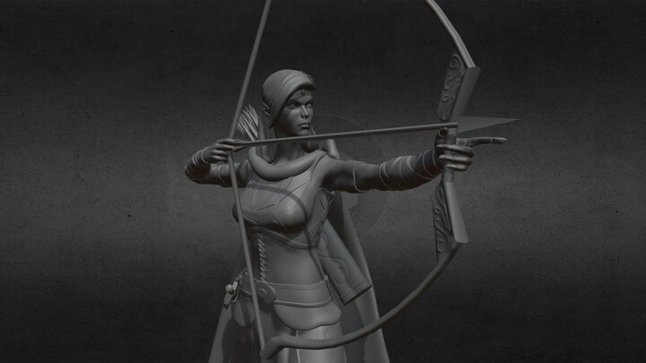 ArtStation - Ranger Elf Female