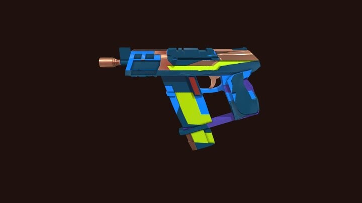 ArtStation - Valorant Gun Neon