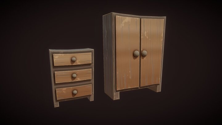 Aden Martin - fantasy chest of draws and wardrobe