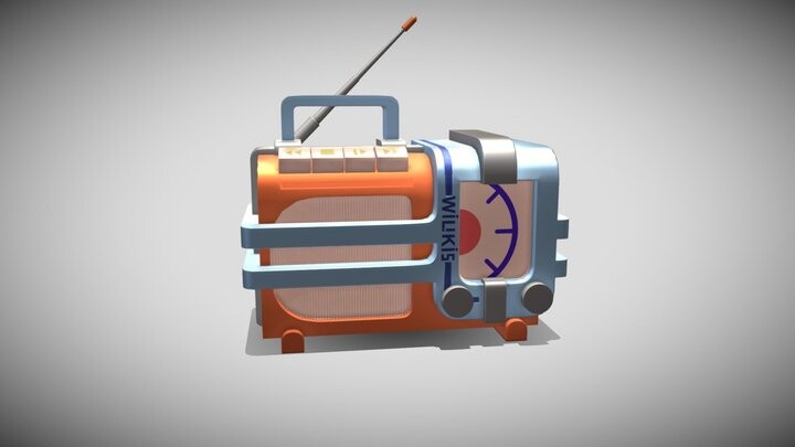 ArtStation - Low Poly Radio