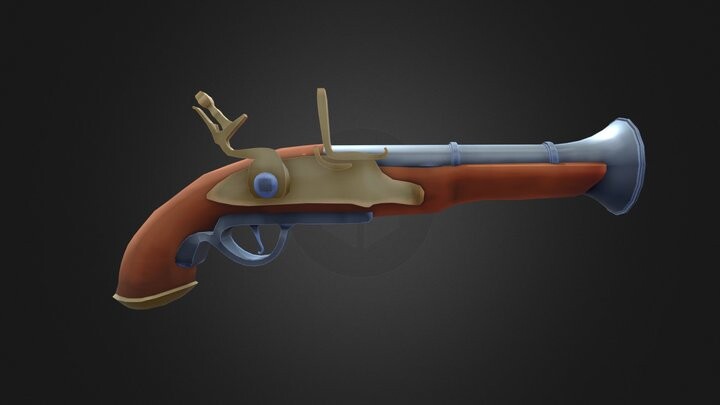 ArtStation - Stylized Blunderbuss / Flintlock