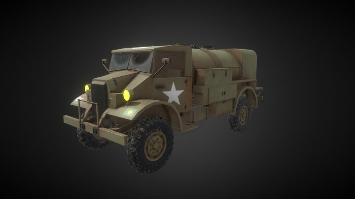ArtStation - Chevrolet CMP C60 S Petrol Tank