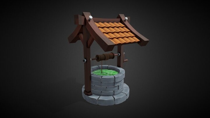 ArtStation - Stylized Well