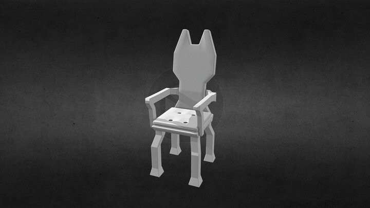ArtStation - Simple Cat Chair Model