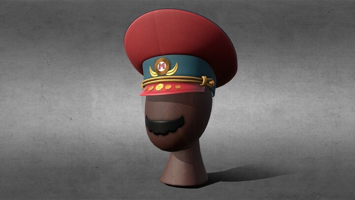 ArtStation - Colonel Super Mario Cap