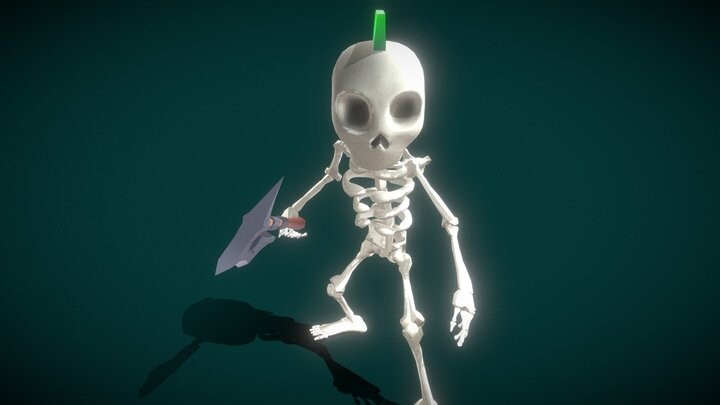 ArtStation - Skeleton Soldier - Downloadable