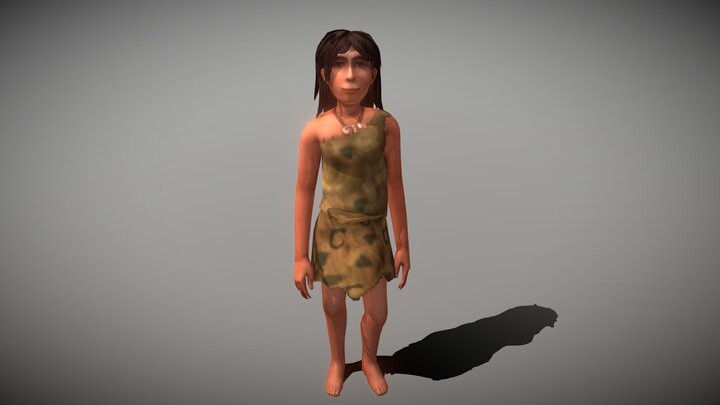 ArtStation - Caveman Woman - Downloadable