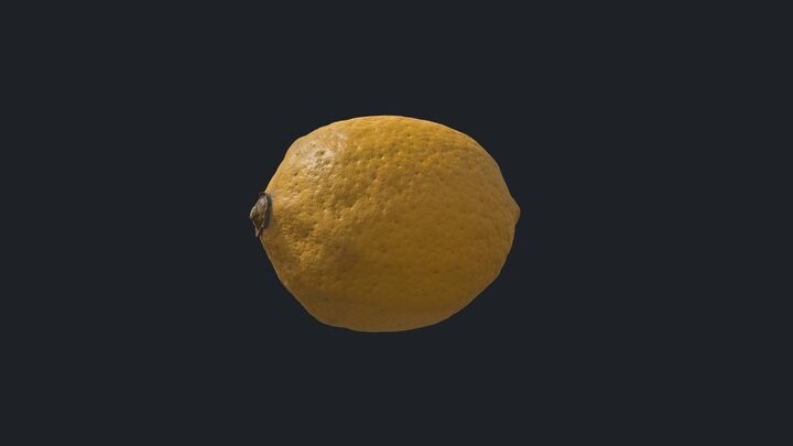 ArtStation - Free 3D Scanned Lemon Model