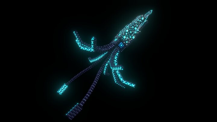 ArtStation - Bioluminescent Giant Squid