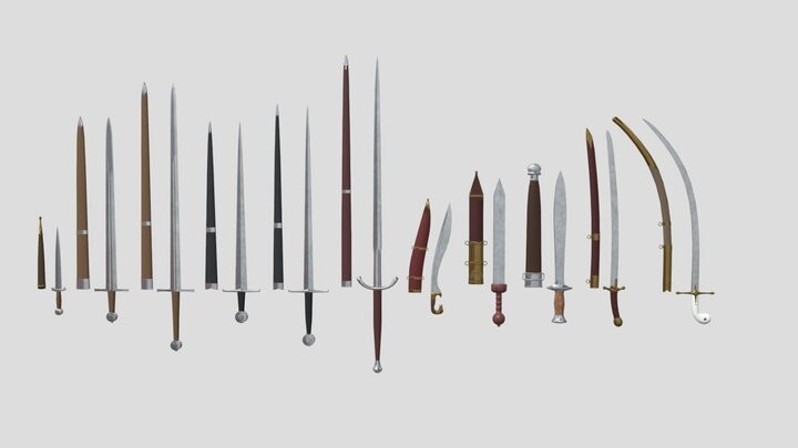 ArtStation - Ancient and Medieval Swords