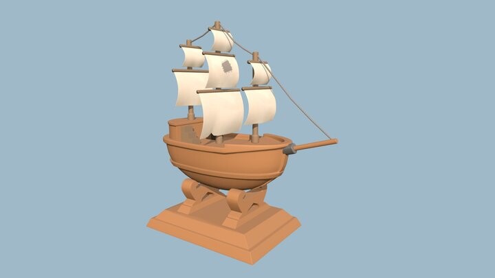 ArtStation - Wooden Ship