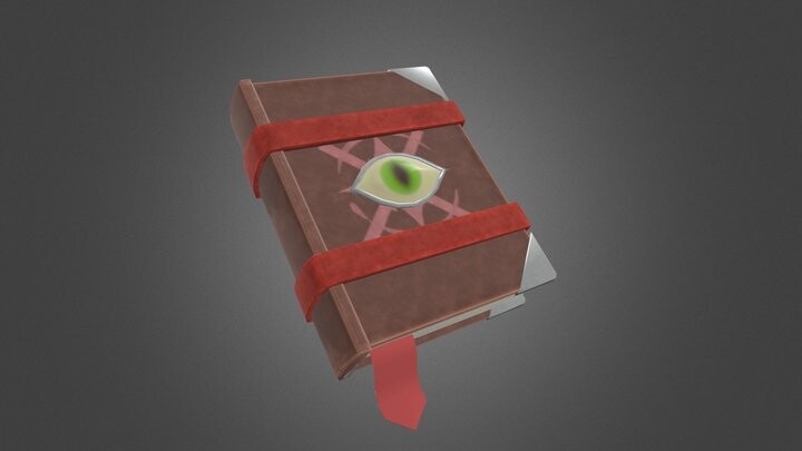 ArtStation - Game ready fantasy book.