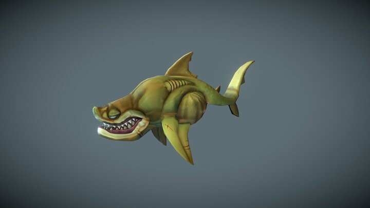 ArtStation - Hungry Shark 3D model Fan-Art