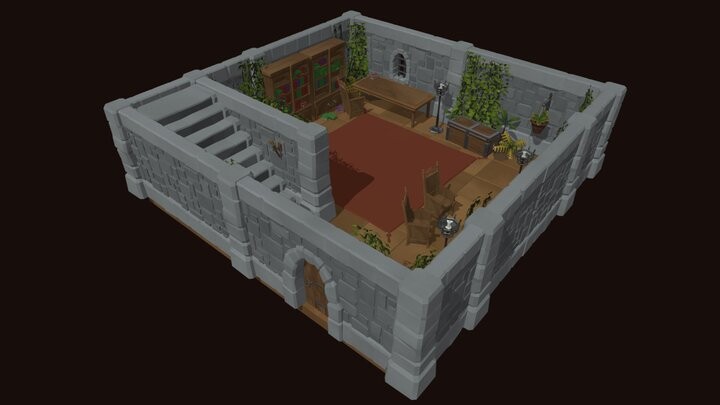 ArtStation - Overgrown Study