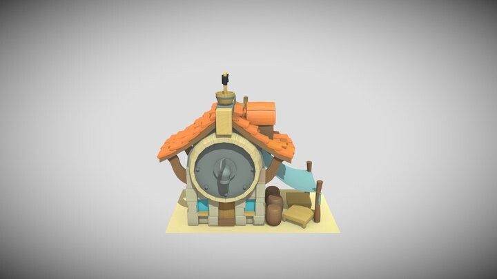 ArtStation - 3D Shack Model