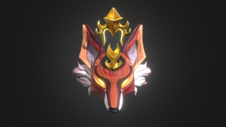 ArtStation - Mysterious fox mask