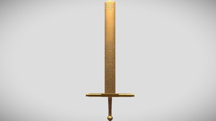 ArtStation - Historic Executioner Sword 3D Model