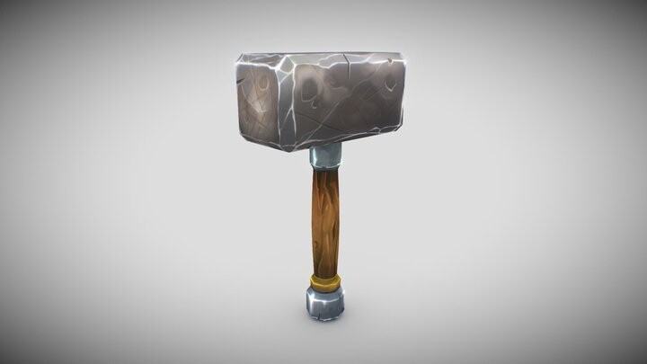 ArtStation - Painted Hammer