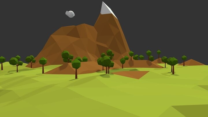ArtStation - Terrain Low poly