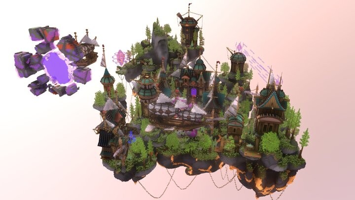 ArtStation - Minecraft Lobby!