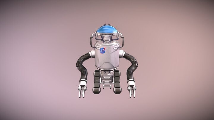 ArtStation - Stylized Space Robot
