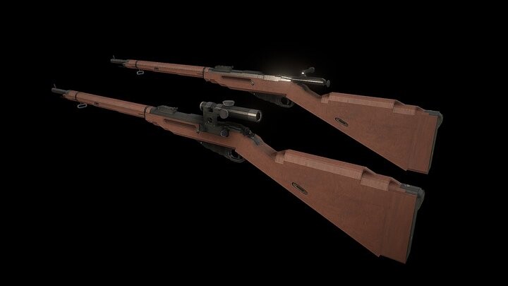ArtStation - Mosin nagant - M1891