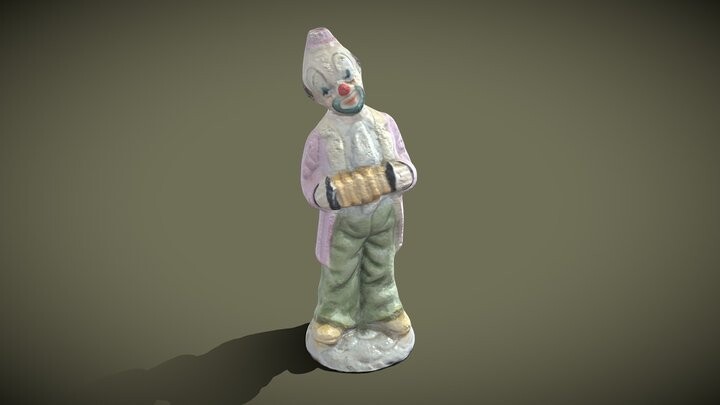 ArtStation - Clown Statue Photogrammetry Capture