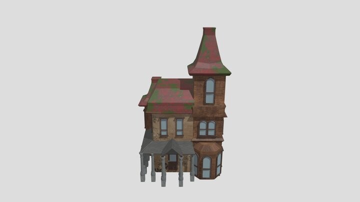 ArtStation - Victorian House 3D Model
