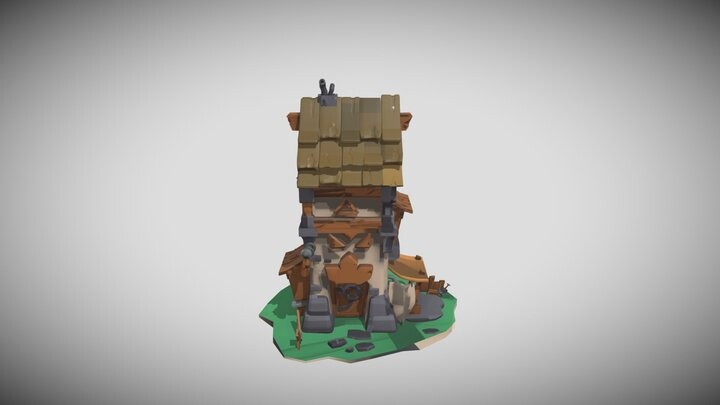 ArtStation - Shack - 3D Model