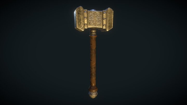 ArtStation - Viking Hammer