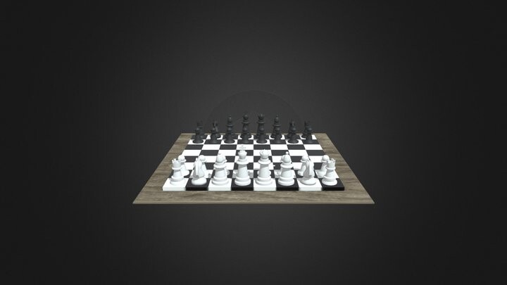 ArtStation - Low Poly Chess Set
