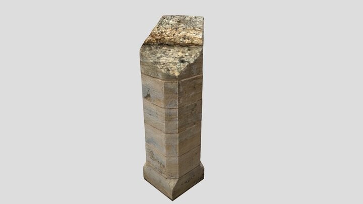 ArtStation - Broken Stone Pillar
