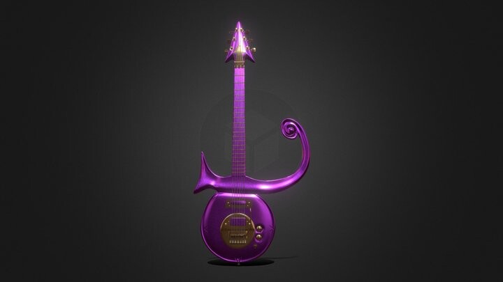 ArtStation - Prince iconic Guitar